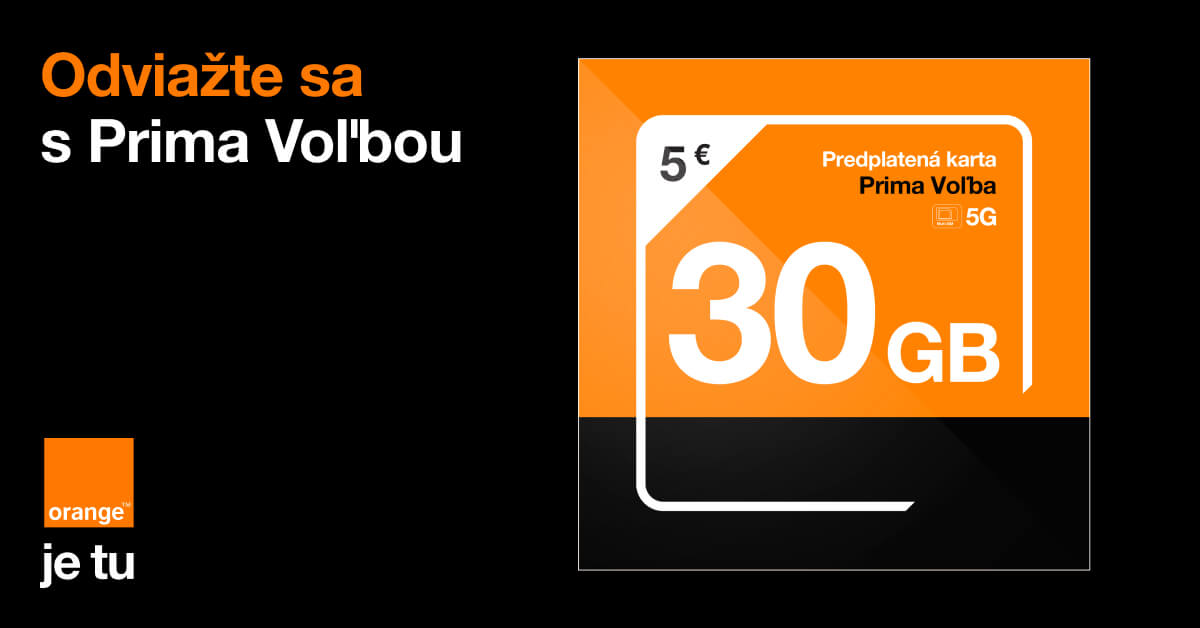 Poriadna porcia dát s Prima Voľbou | Orange