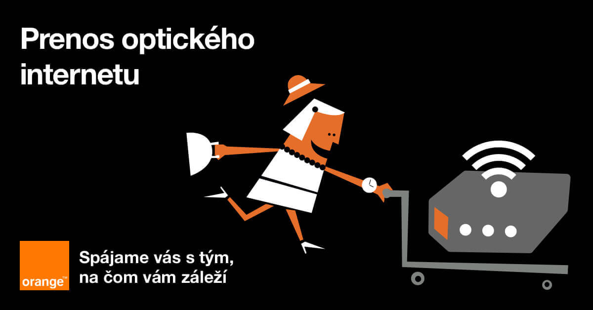 Prenos optického internetu | Orange